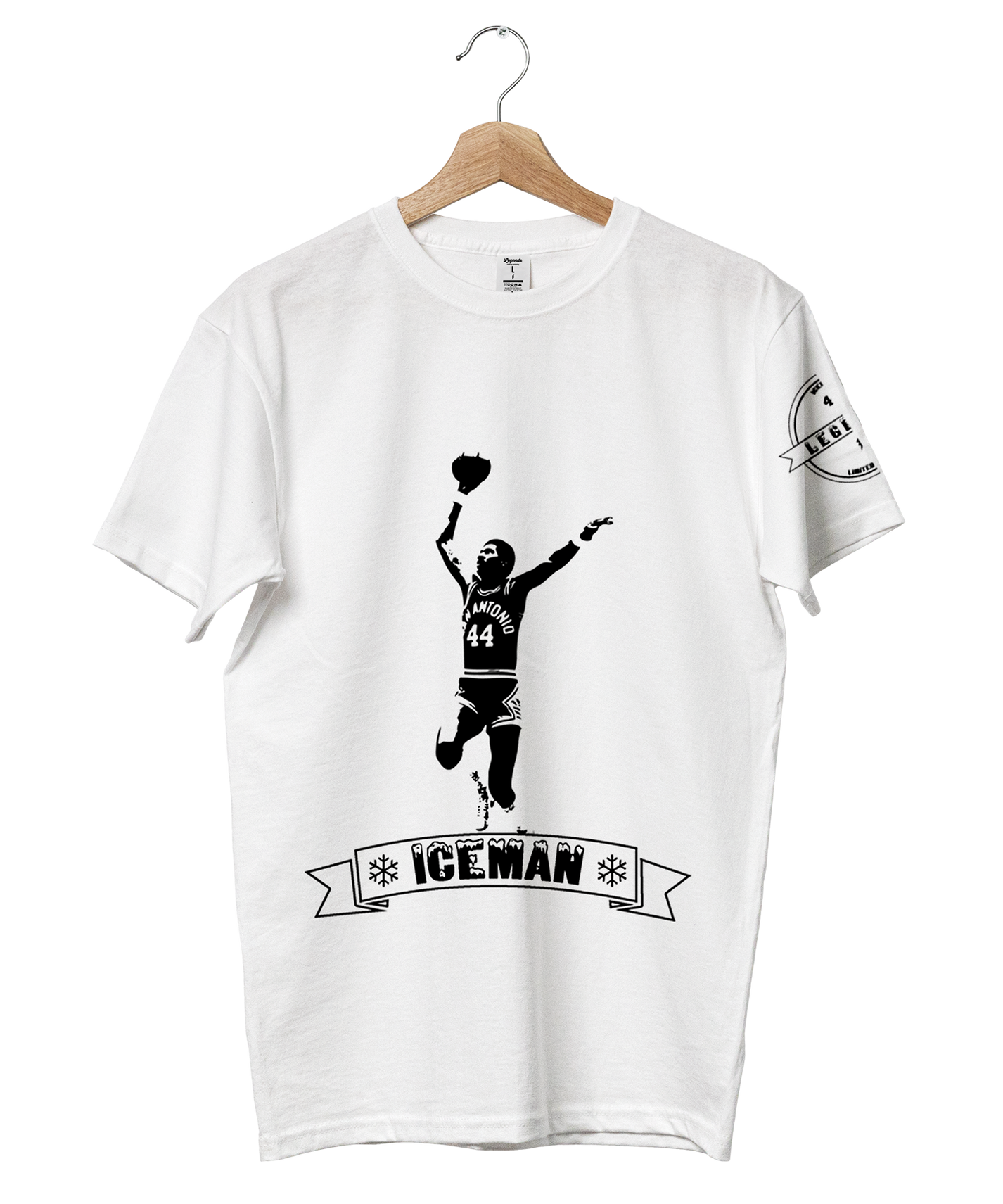 George Iceman Gervin T-Shirt | Legend Clothing – Legends Clothing Co.
